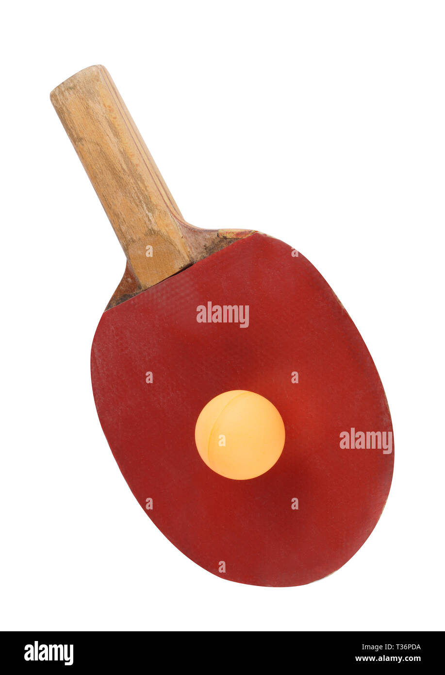 table tennis bat isolated Stock Photo - Alamy