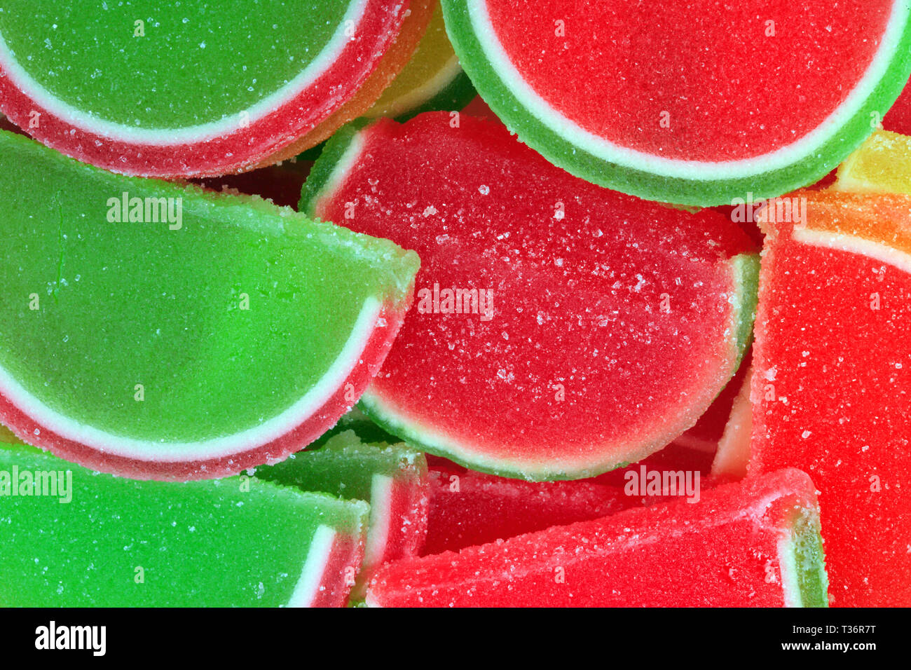 many Multicolor Fruit Jelly Stock Photo - Alamy