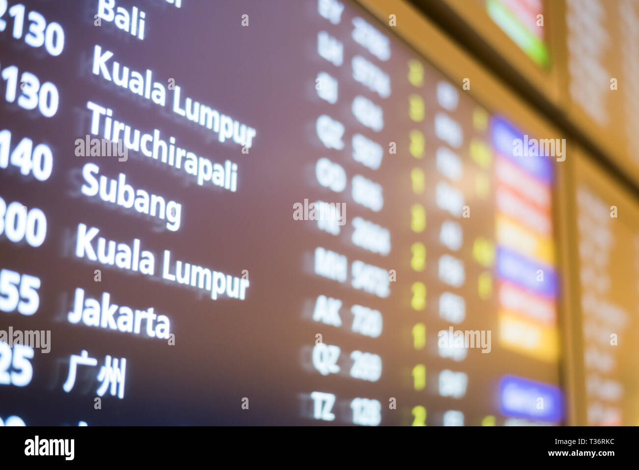 Billboard in airport hi-res stock photography and images - Alamy