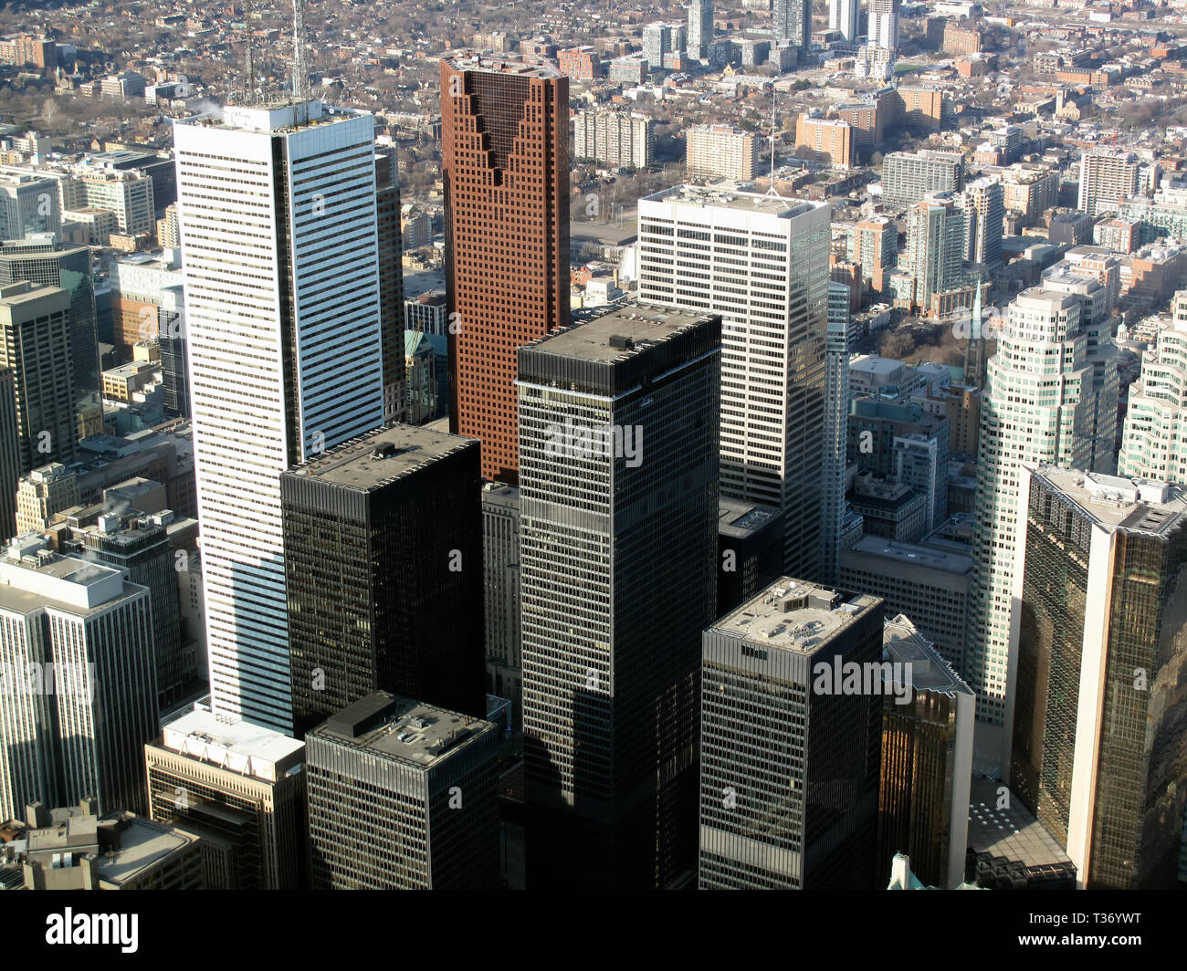Aerial view of downtown toronto hi-res stock photography and images - Alamy