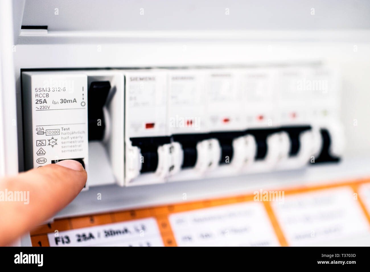 Fusebox and fueses Stock Photo - Alamy