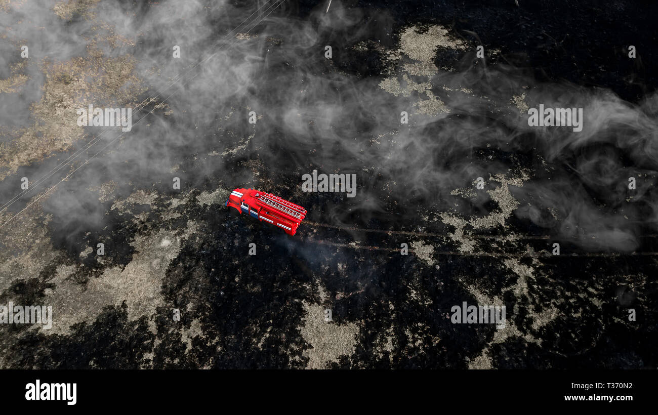 Uk natural disaster aerial view hi-res stock photography and images - Alamy