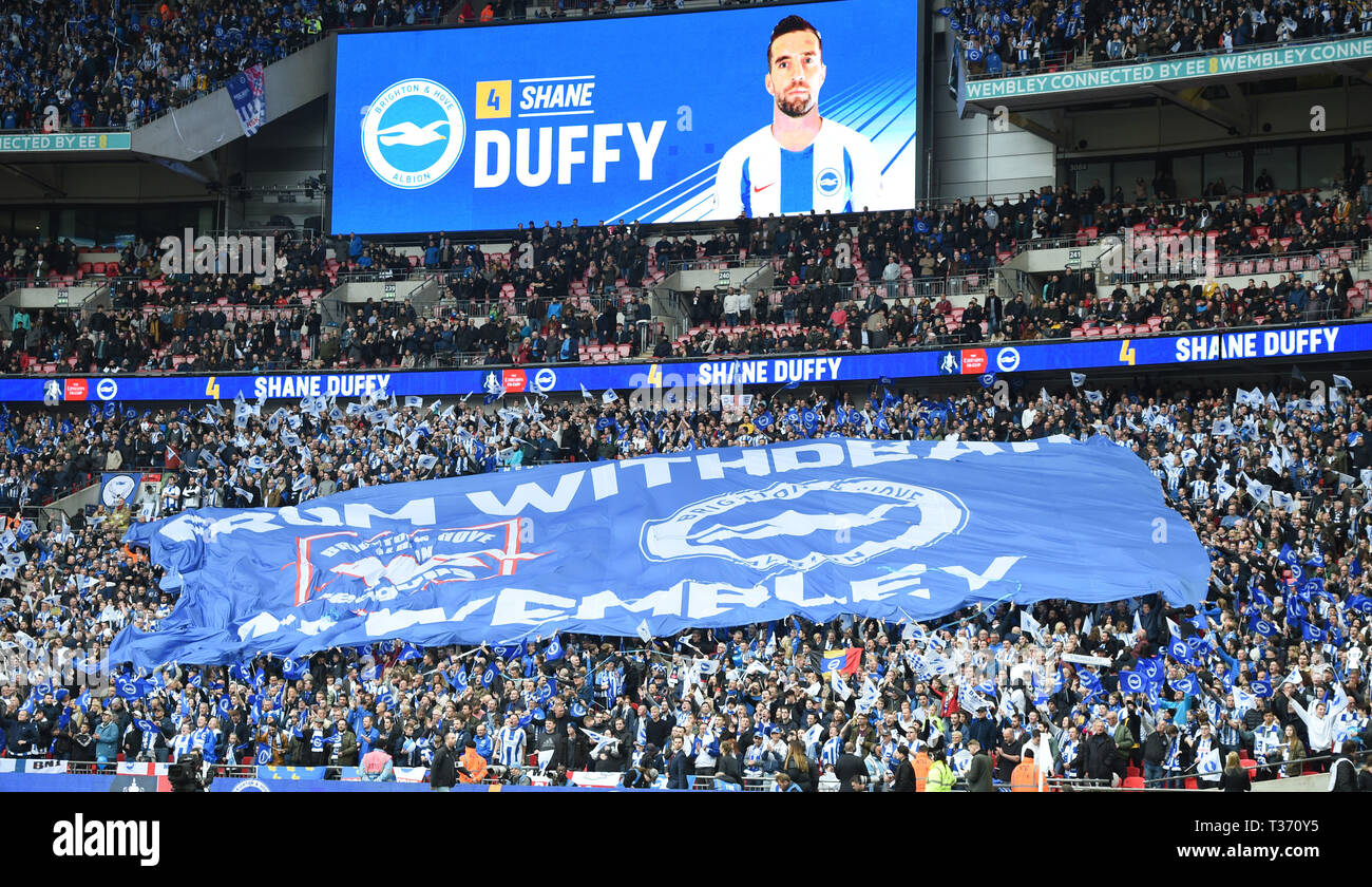 Brighton hove albion football supporters hi-res stock photography and ...