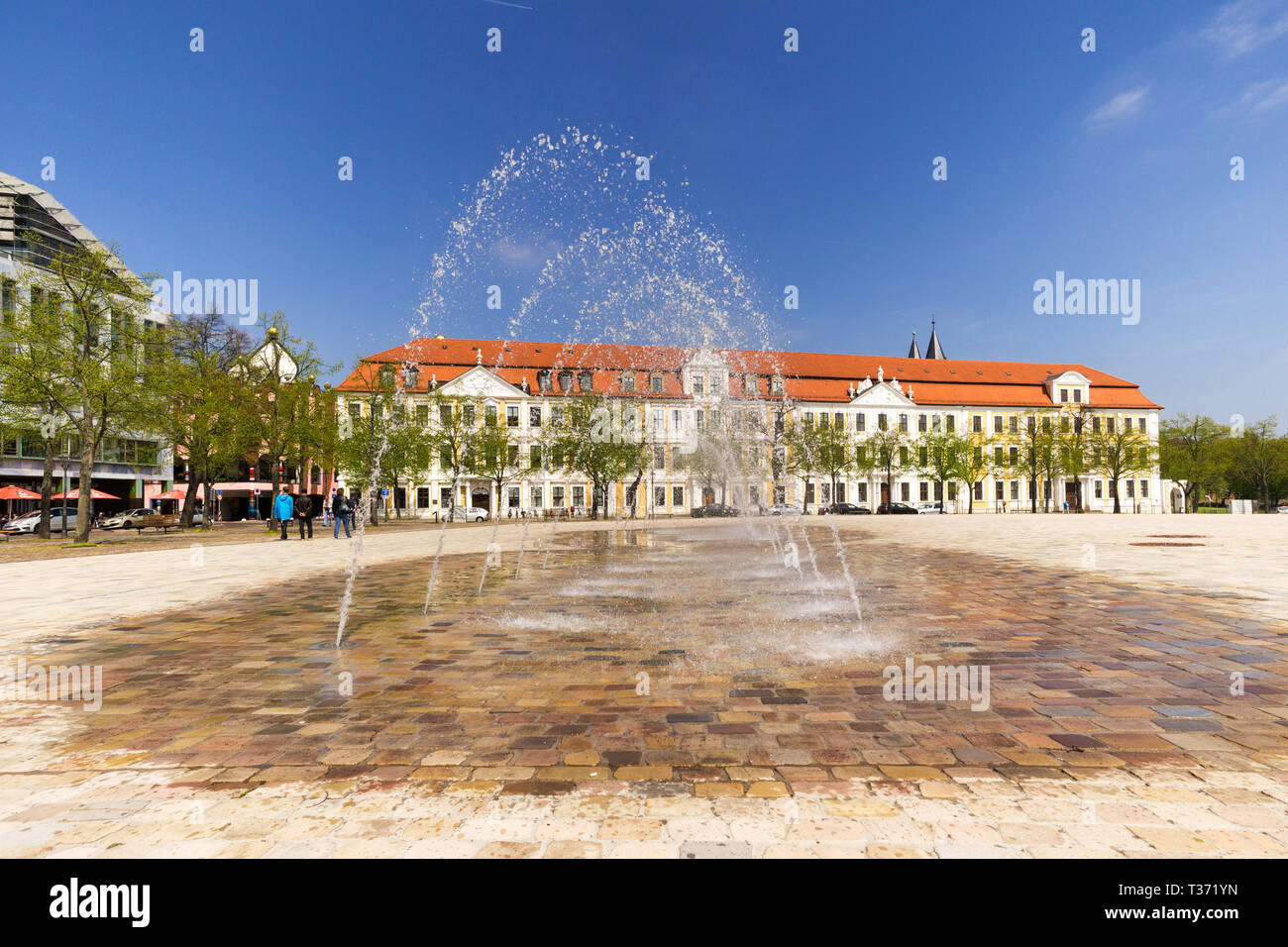 Cathedral Square in Magdeburg, Germany Stock Photo - Alamy