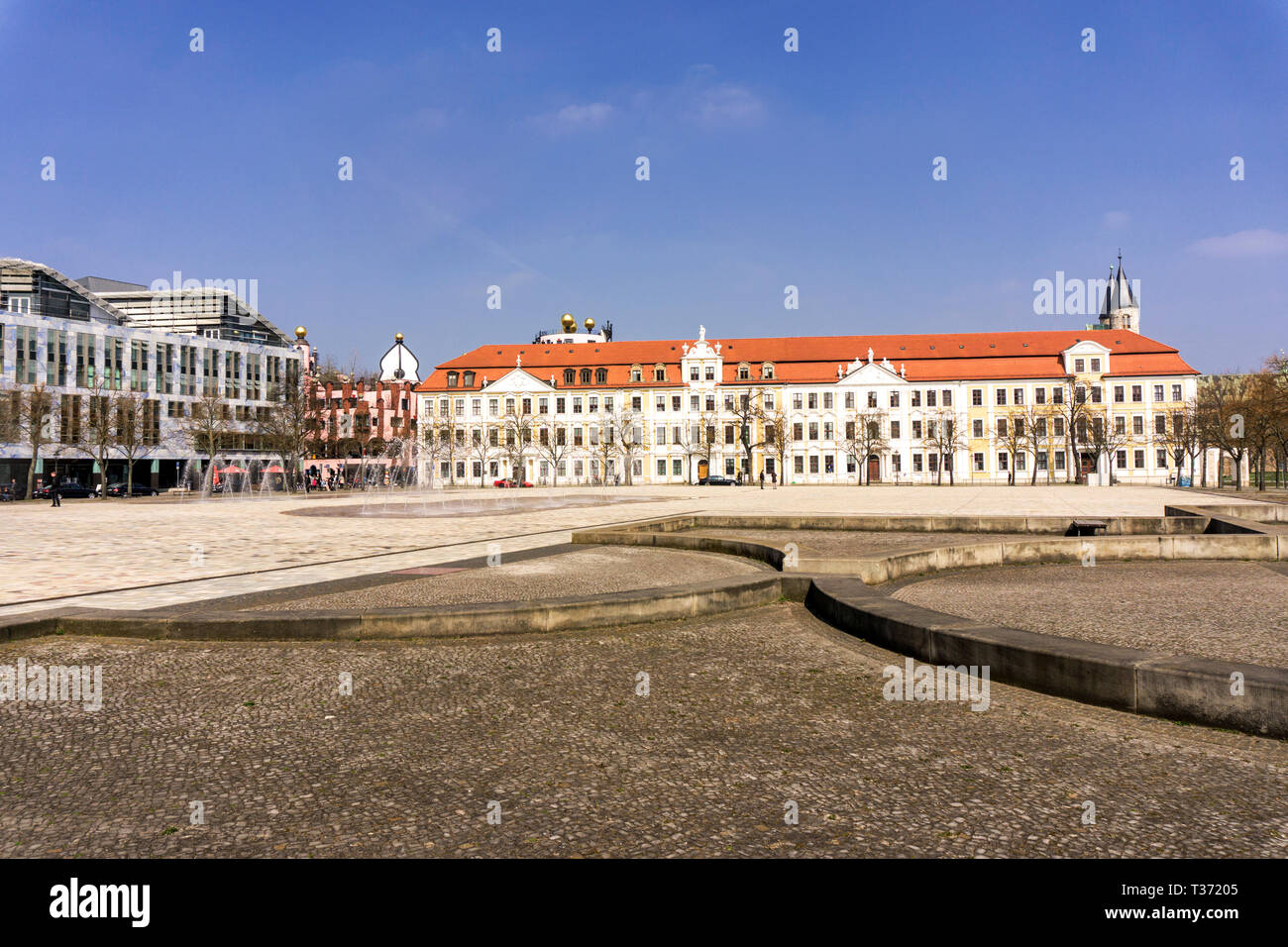 Cathedral Square in Magdeburg, Germany Stock Photo - Alamy