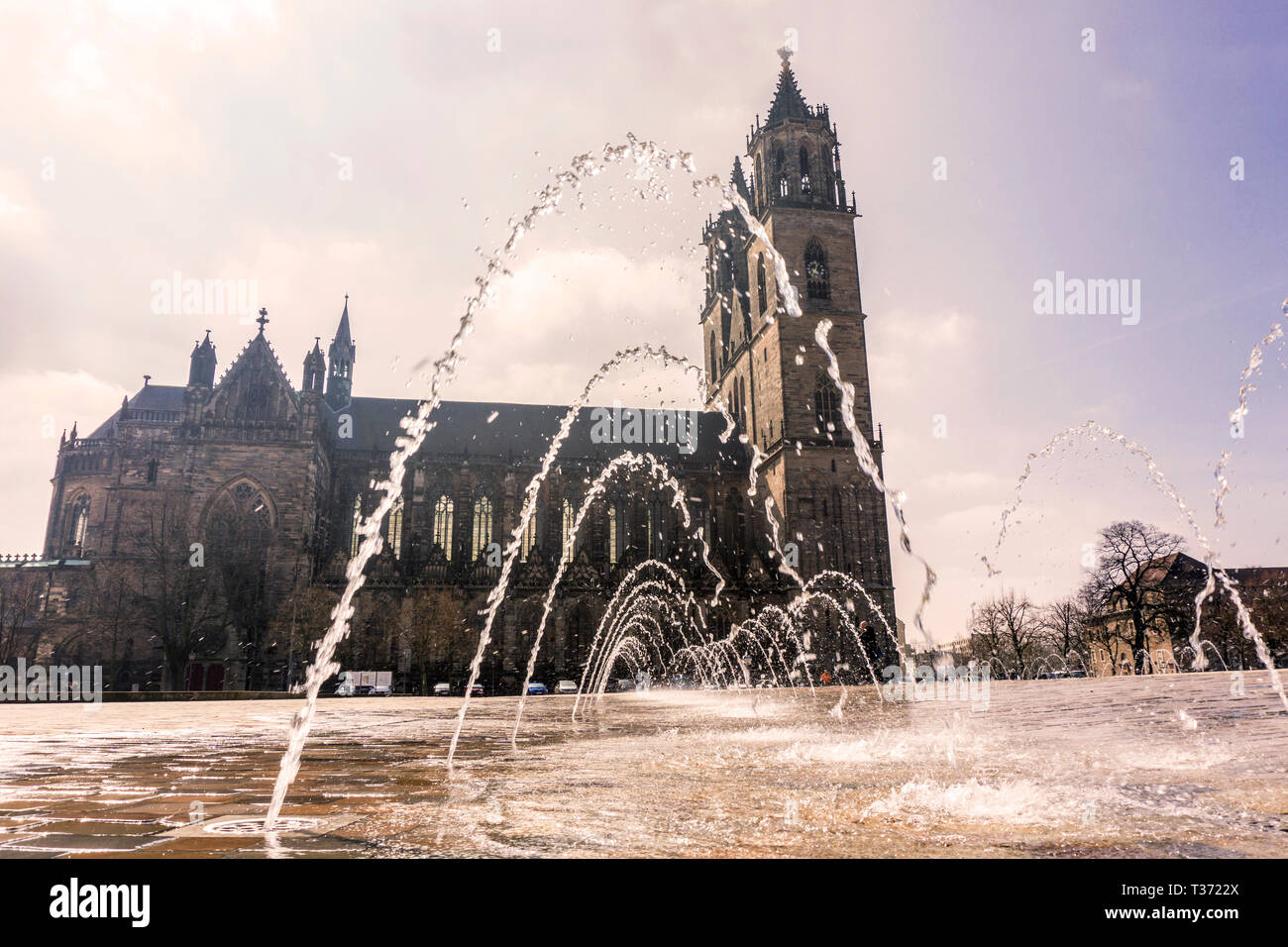 The Cathedral of Magdeburg, Germany Stock Photo - Alamy