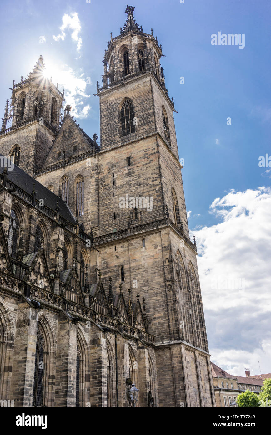 The Cathedral of Magdeburg, Germany Stock Photo - Alamy