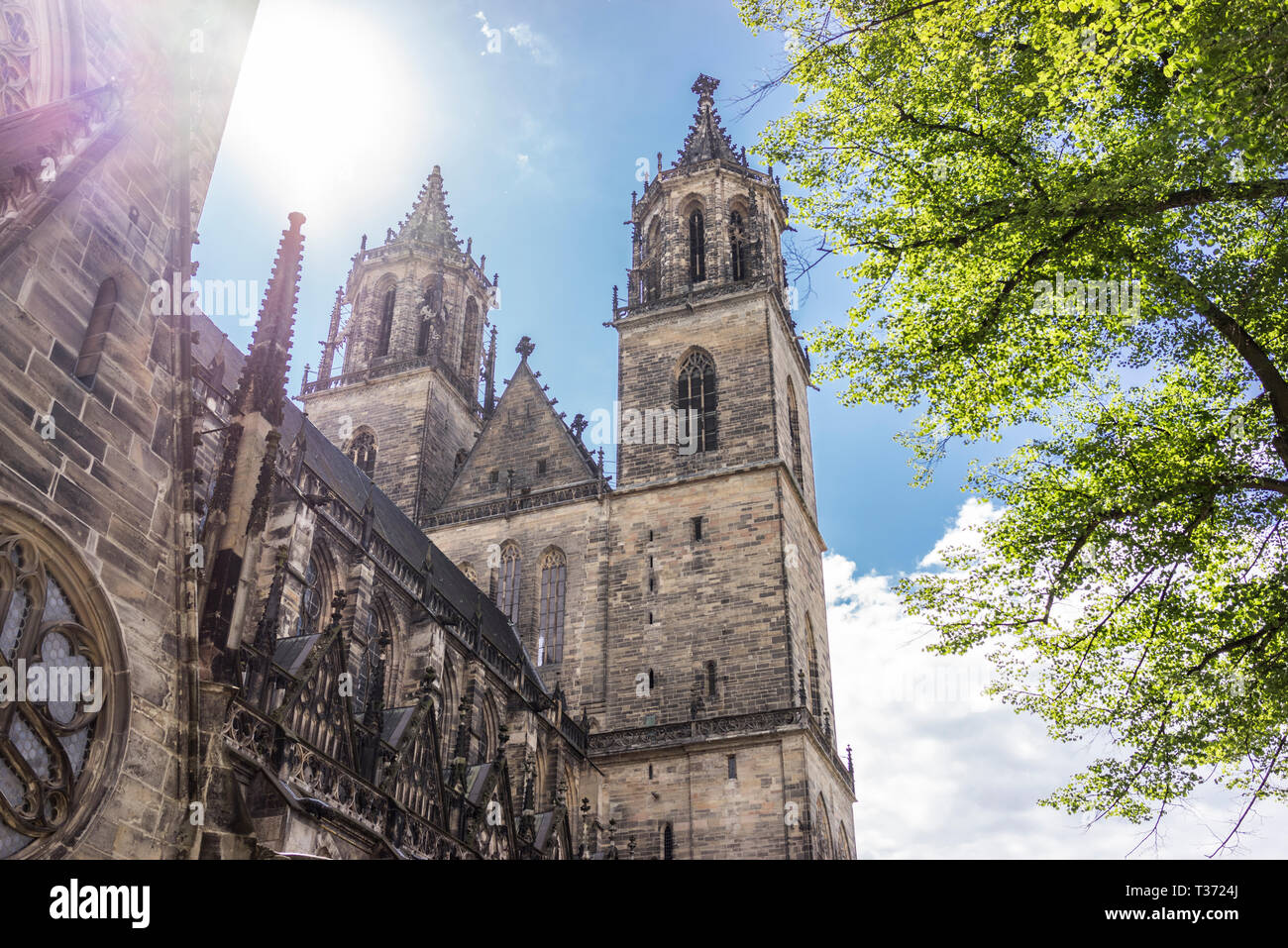 The Cathedral of Magdeburg, Germany Stock Photo - Alamy