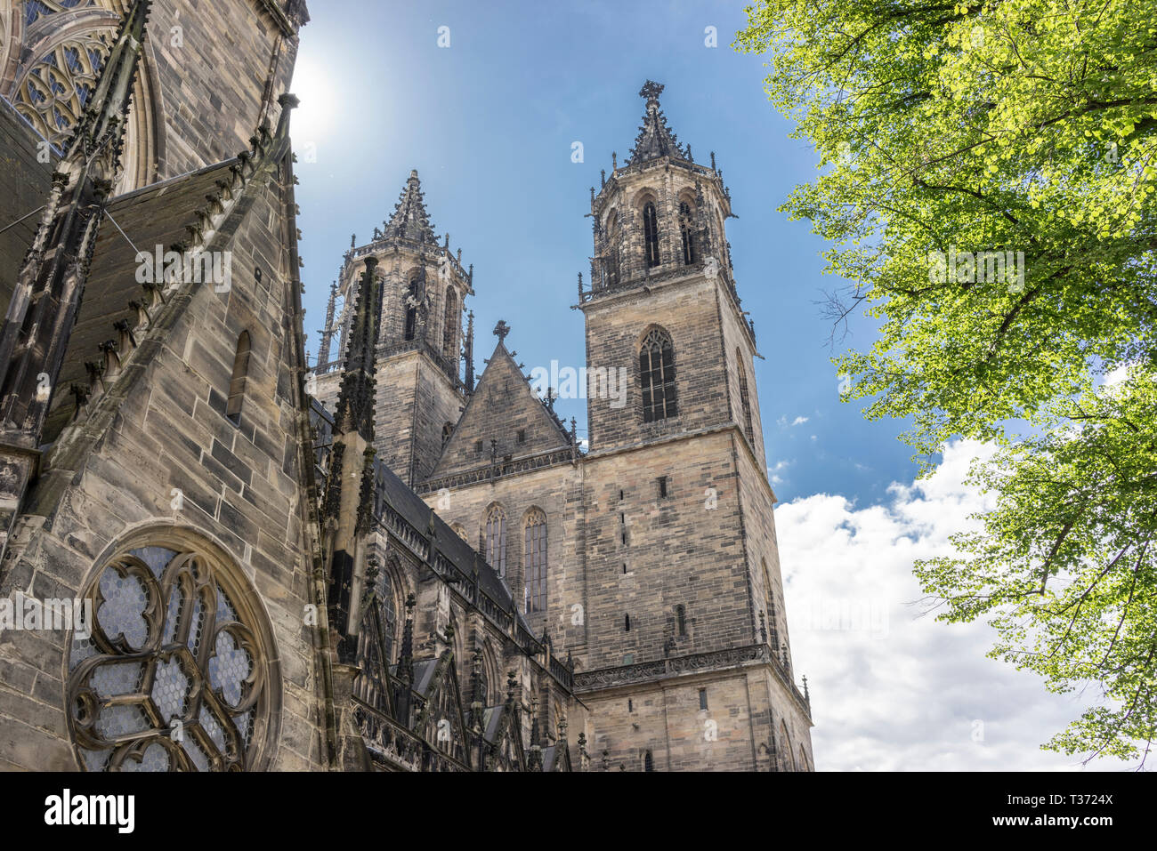 The Cathedral of Magdeburg, Germany Stock Photo - Alamy