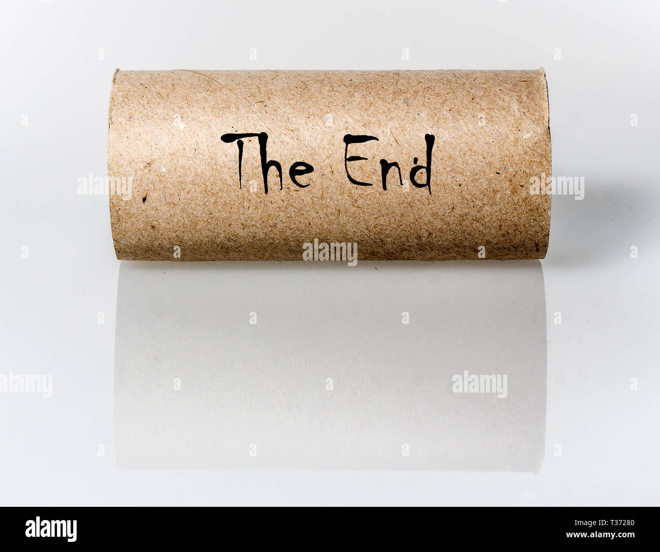Empty loo roll Stock Photo - Alamy