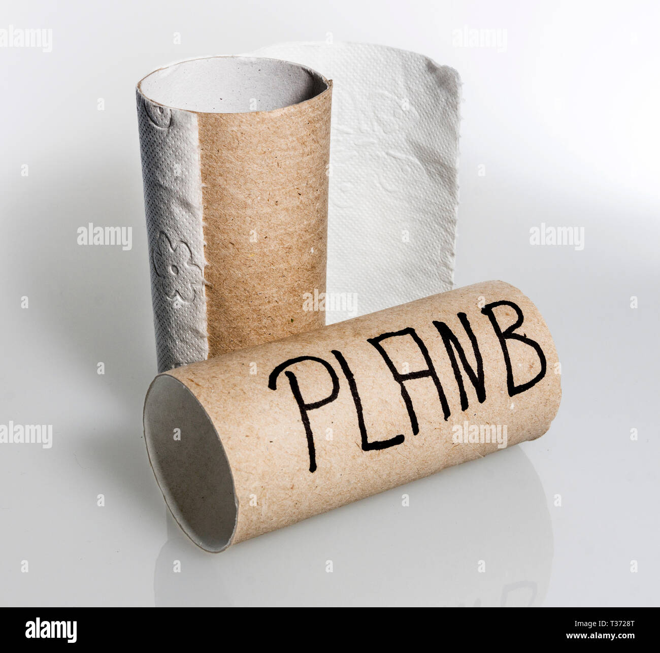 Empty loo roll Stock Photo - Alamy