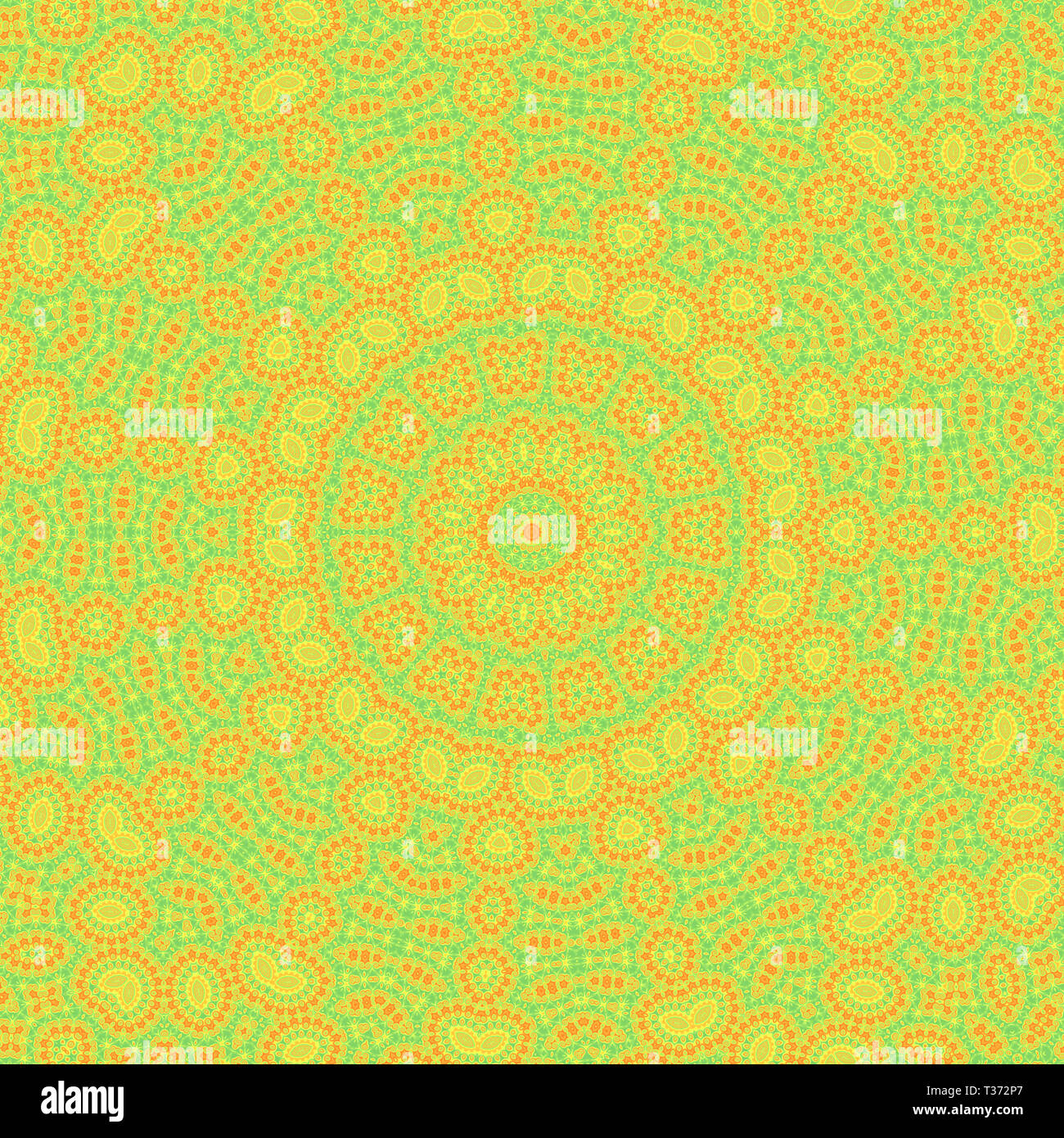 Bright yellow circular design hi-res stock photography and images - Alamy