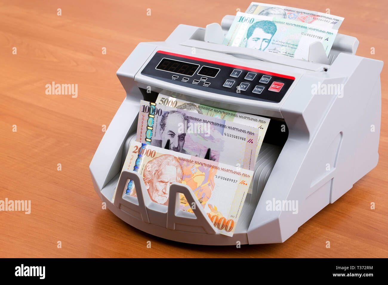 Armenian money dram banknotes hi-res stock photography and images - Alamy