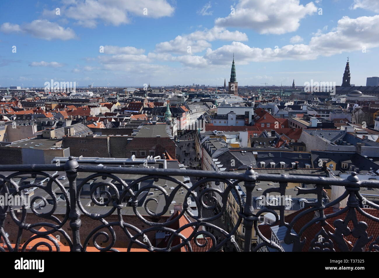 View from the top of the Rundetarn, Copenhagen, Denmark Stock Photo - Alamy