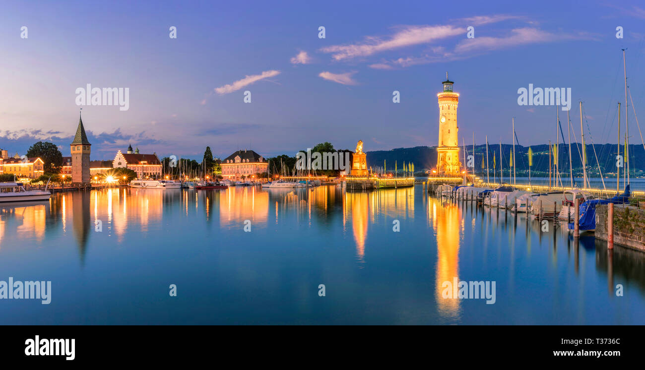 Lighthouse in Lindau Stock Photo - Alamy