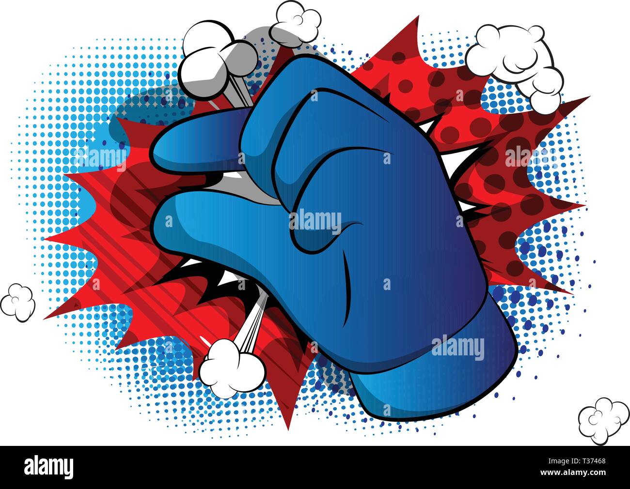 Vector cartoon hand gesturing a small amount. Illustrated hand sign on ...