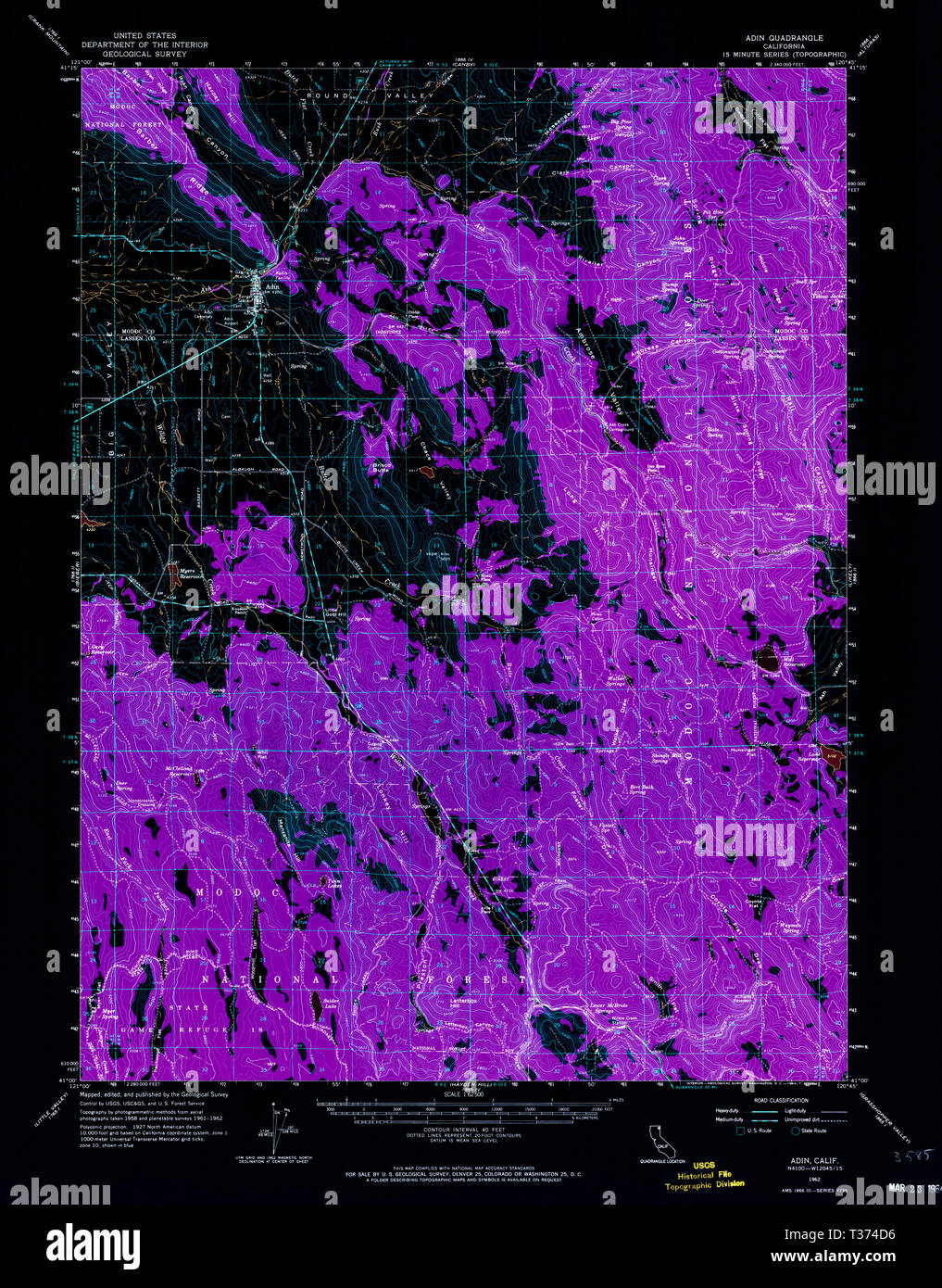 Map of adin hi-res stock photography and images - Alamy