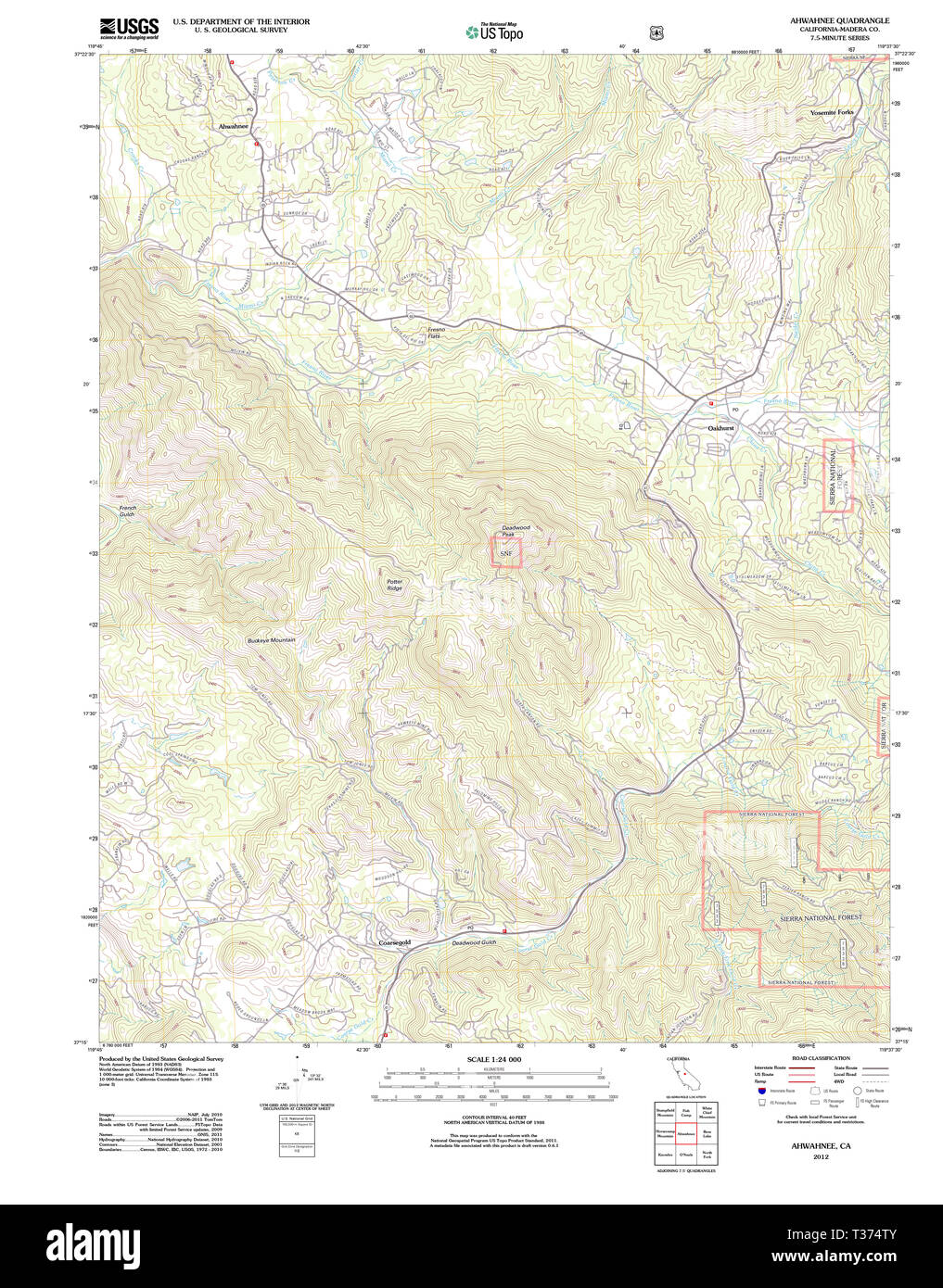 California historical map Cut Out Stock Images & Pictures - Alamy