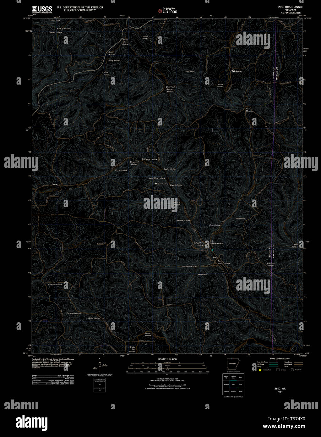 Zinc map hi-res stock photography and images - Alamy