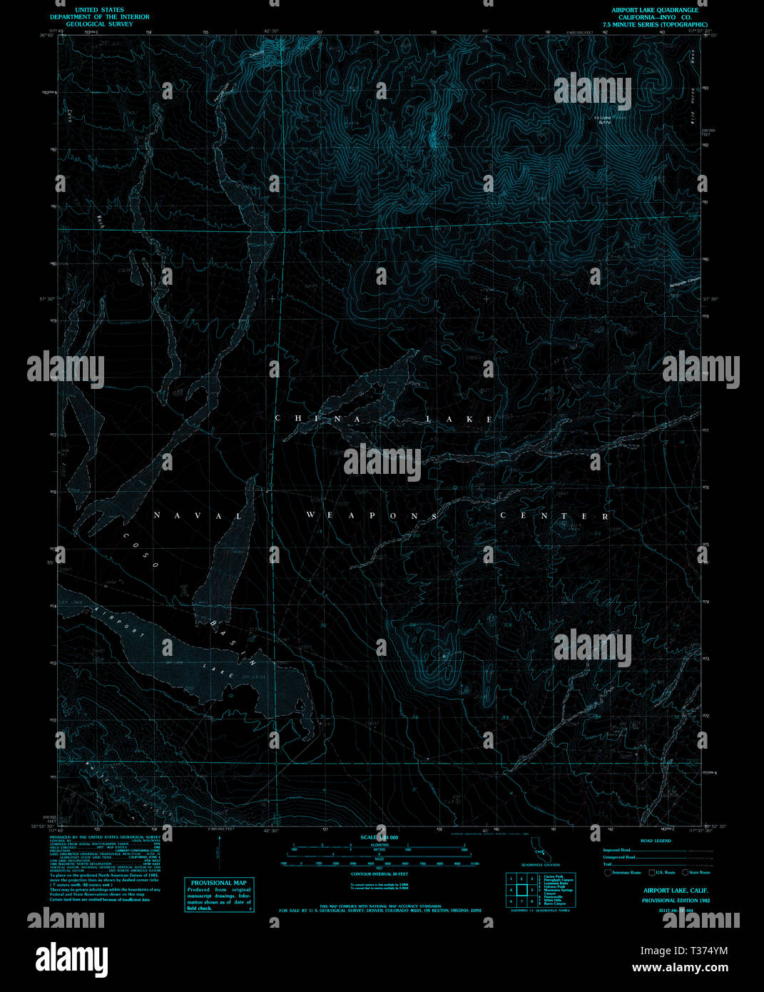 California airport map hi-res stock photography and images - Alamy