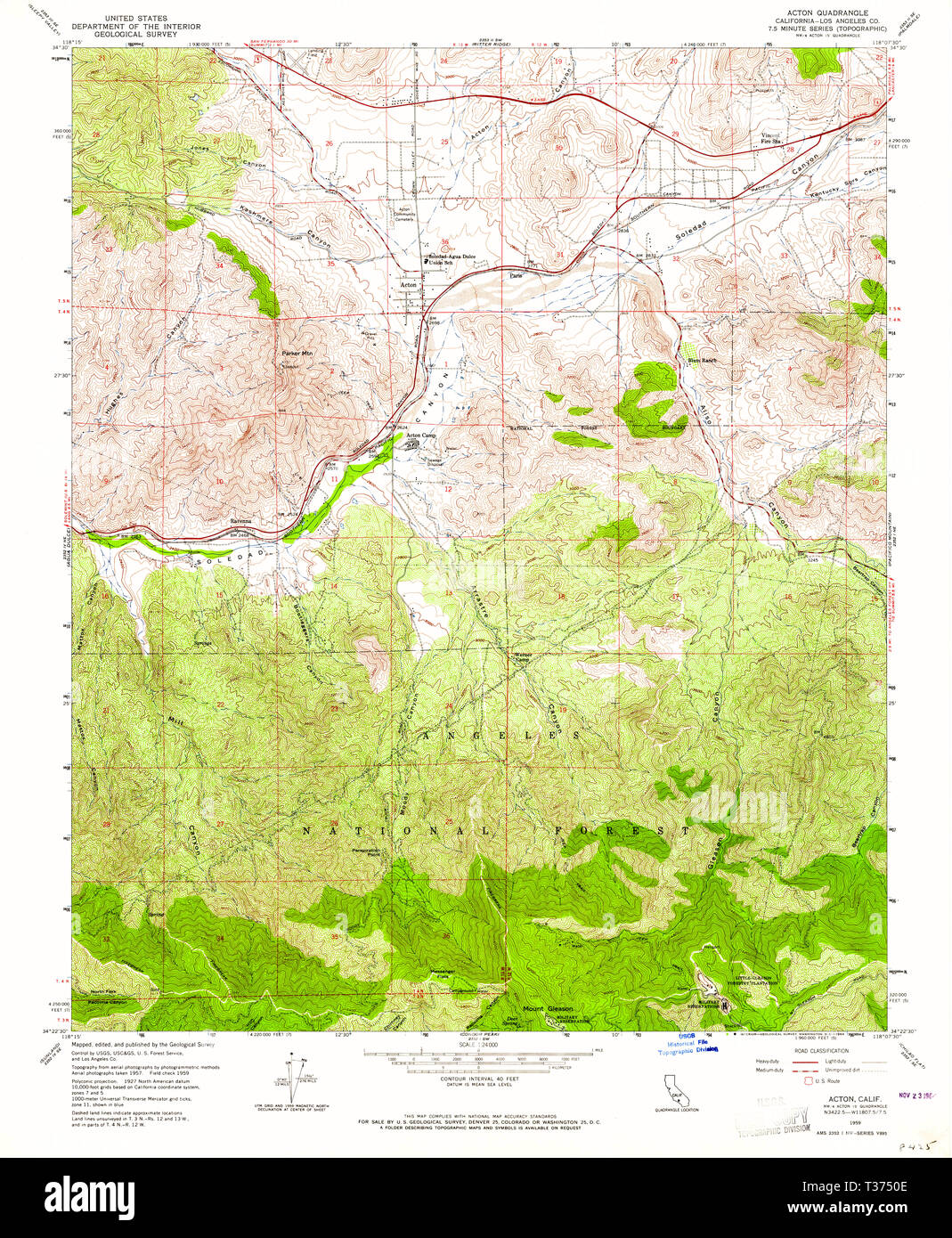 Acton maps hi-res stock photography and images - Alamy
