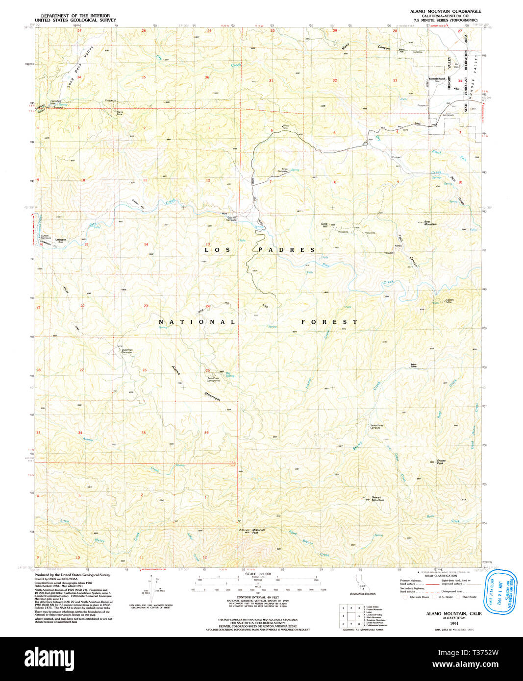 Map of alamo hi-res stock photography and images - Alamy