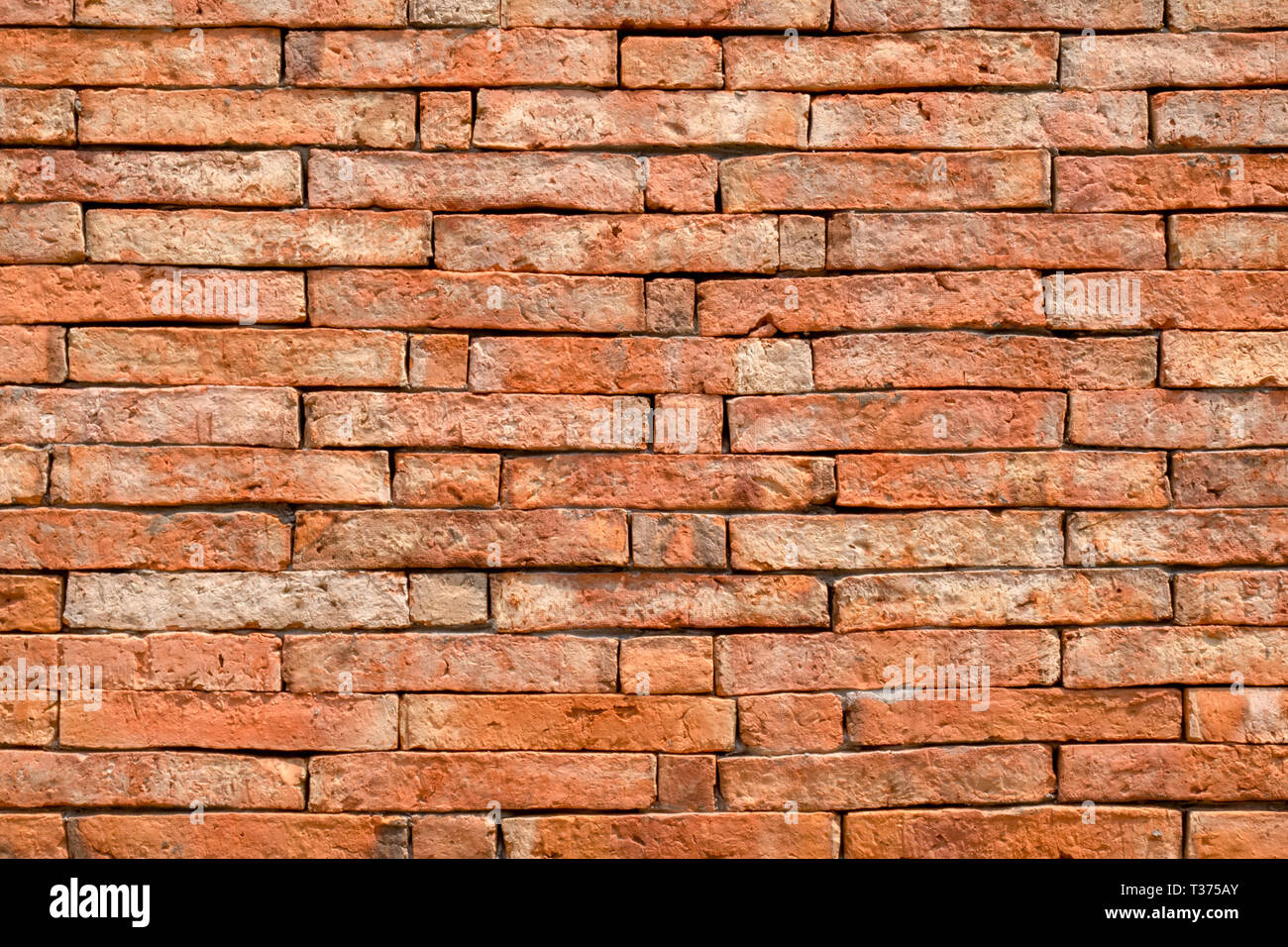 brick texture, orange old brick background and texture Stock Photo - Alamy