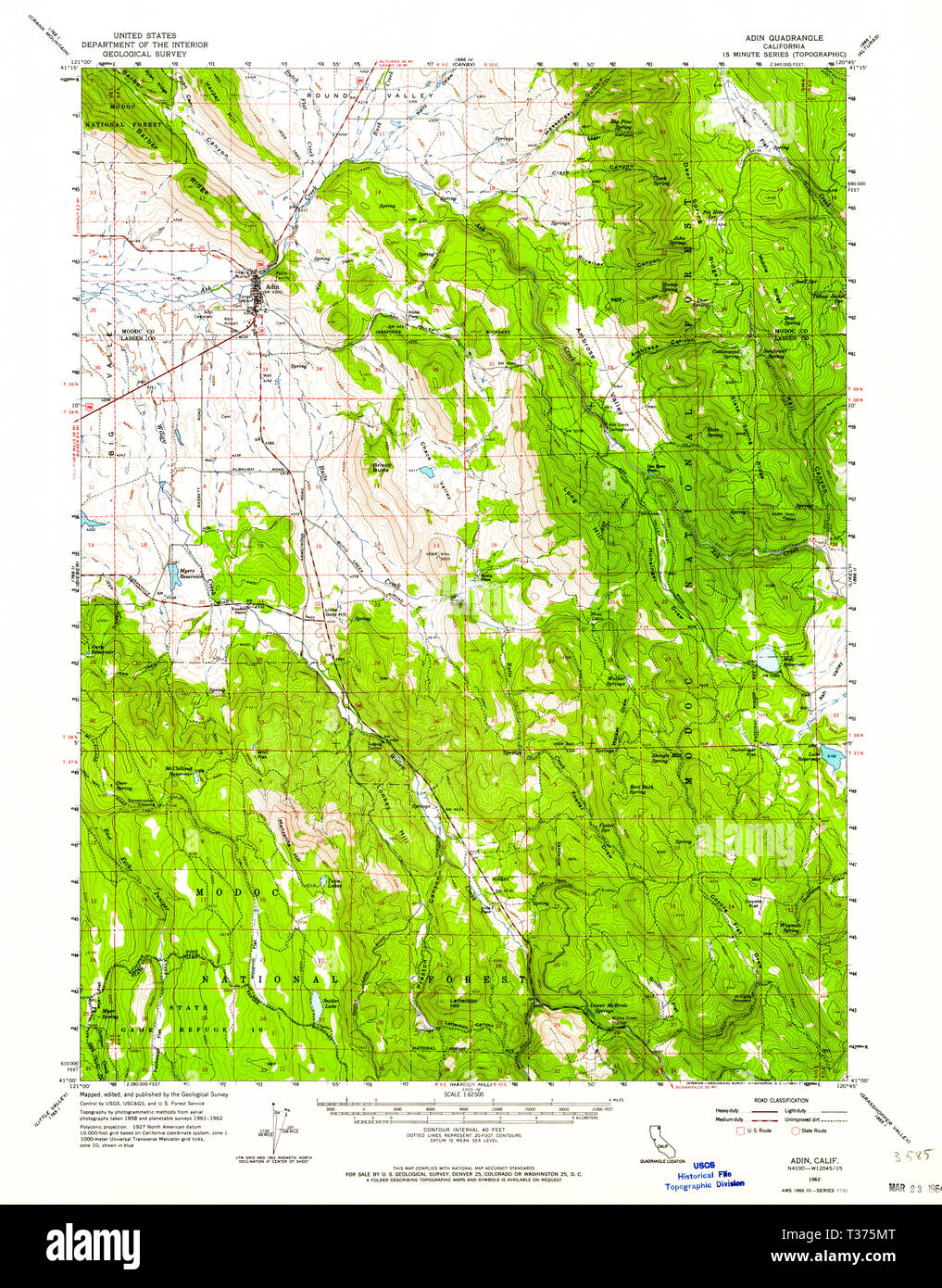 Adin california maps hi-res stock photography and images - Alamy