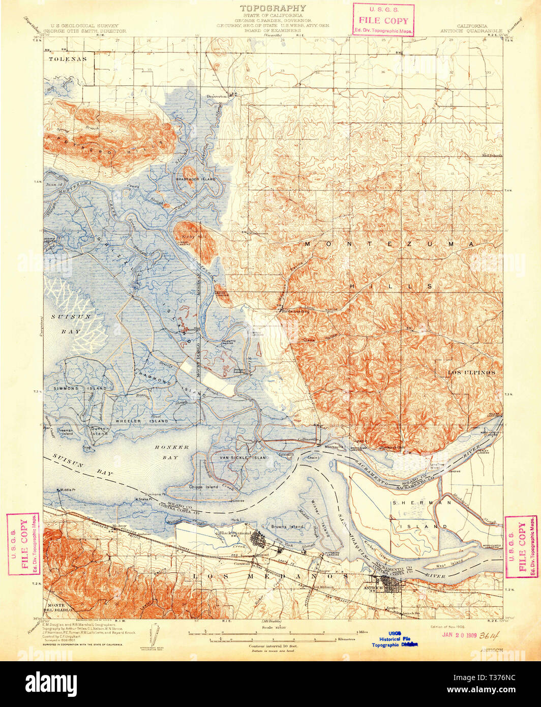 Antioch map hi-res stock photography and images - Alamy