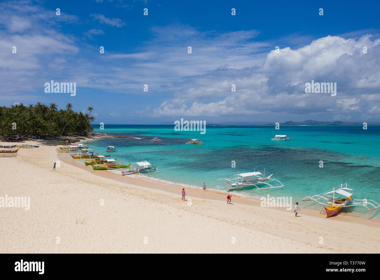 Aerial view of Daku Island,Siargao,Philippines Stock Photo - Alamy
