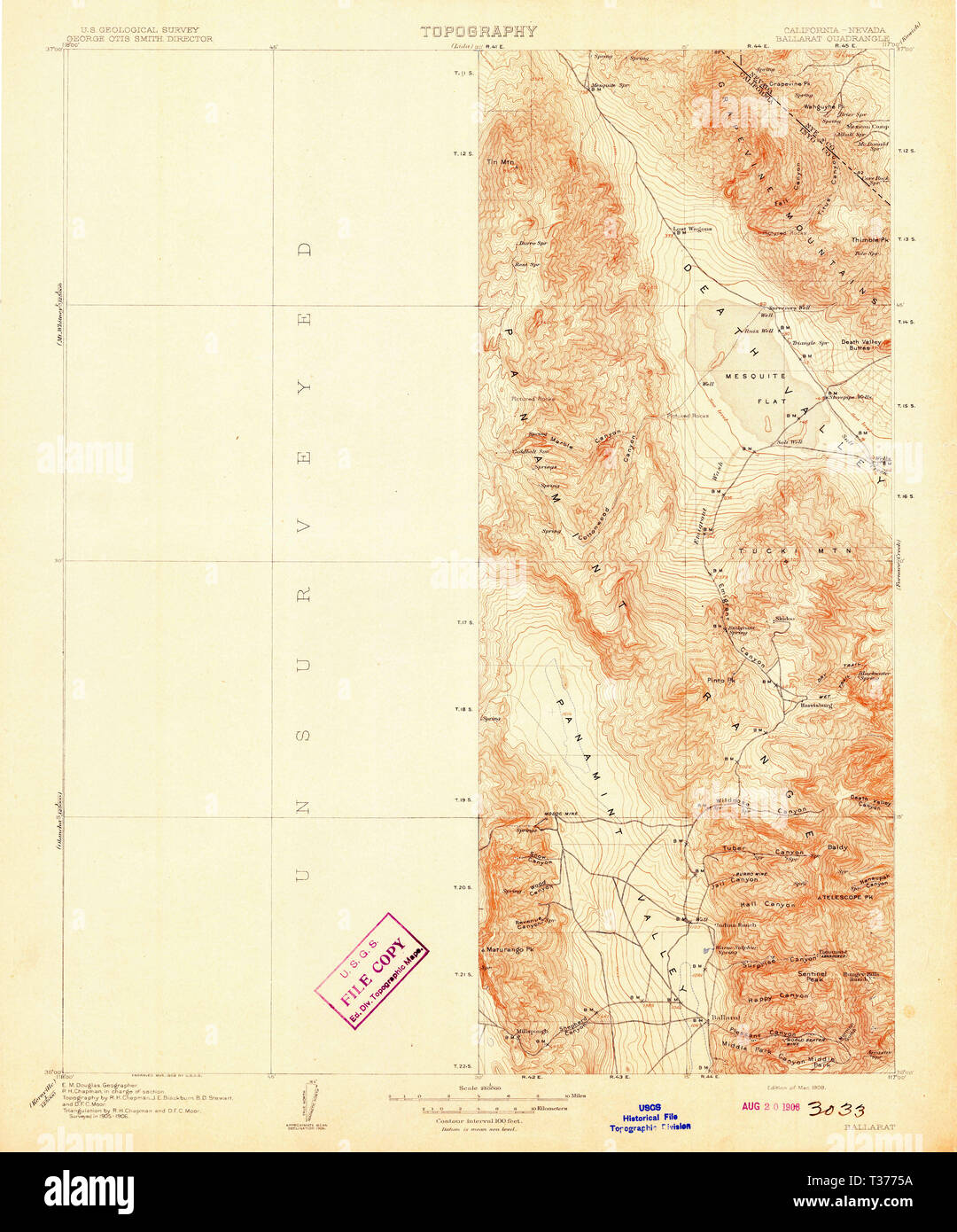 California map 1908 hi-res stock photography and images - Alamy