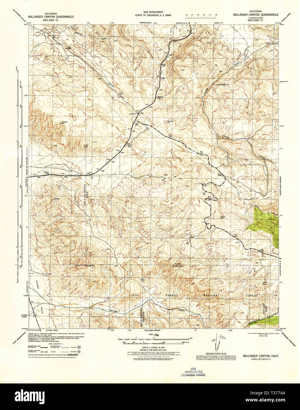 Map of ballinger hi-res stock photography and images - Alamy