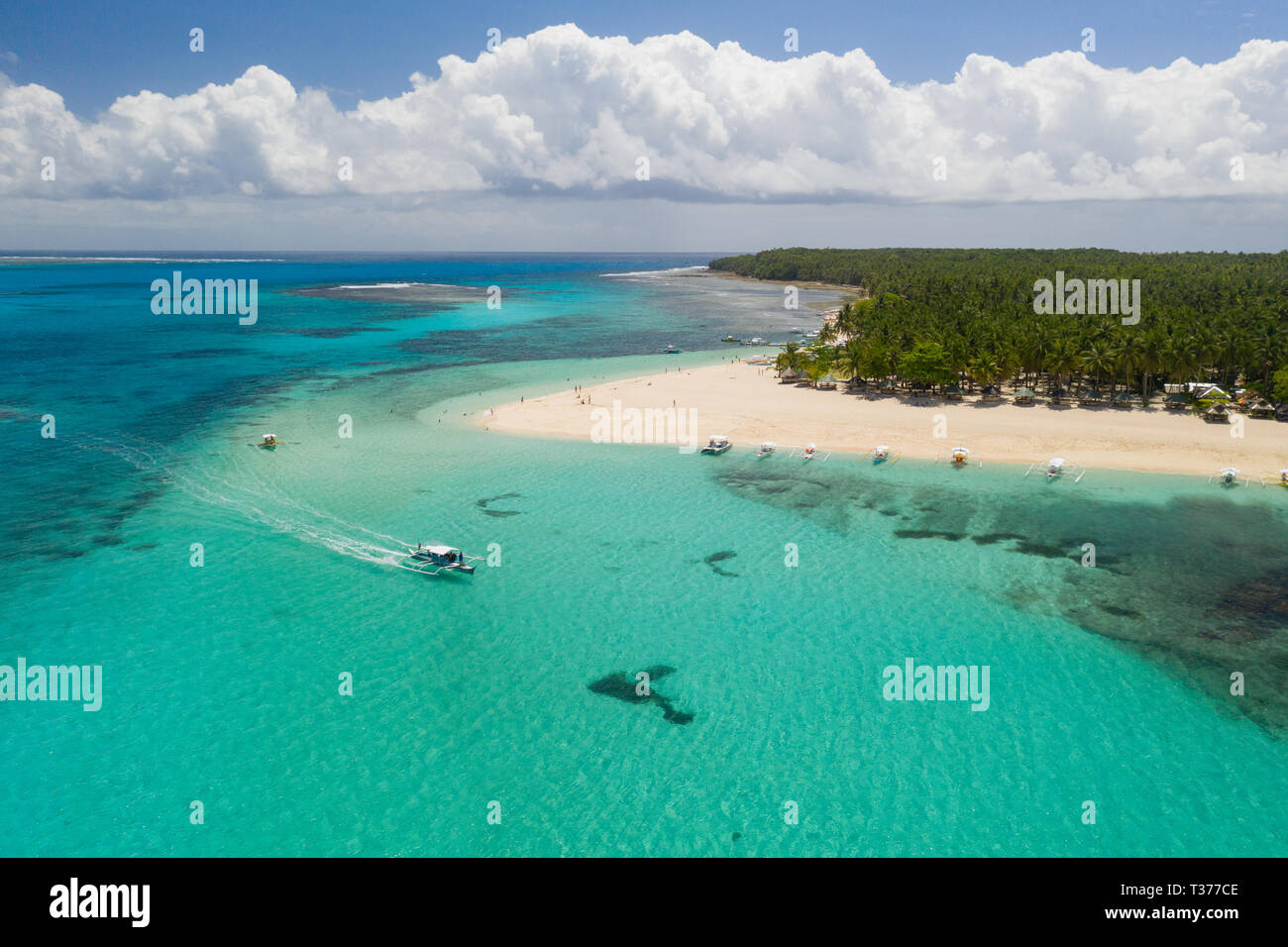 Aerial view of Daku Island,Siargao,Philippines Stock Photo - Alamy