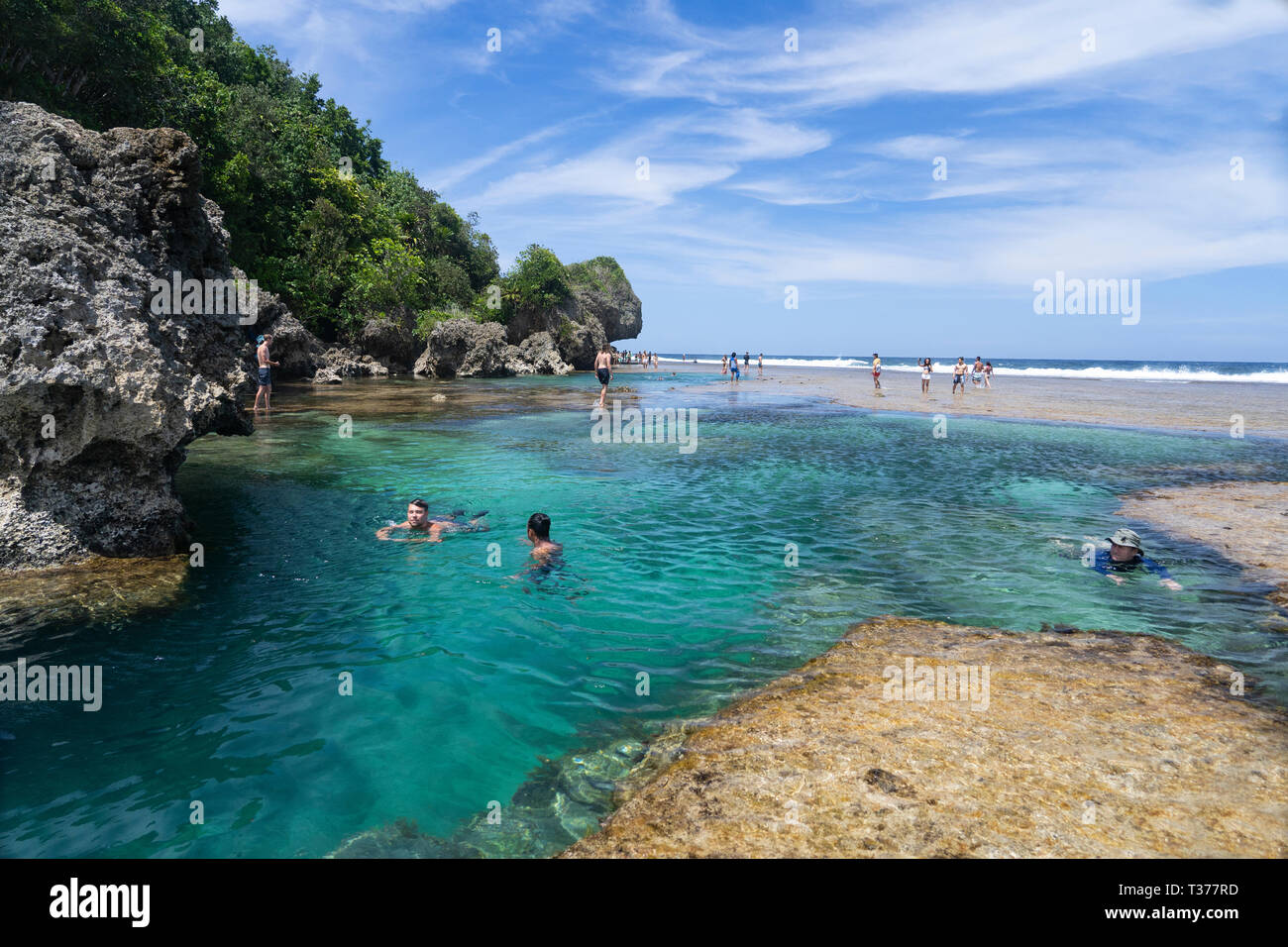 Magpupungko tide pools hi-res stock photography and images - Alamy