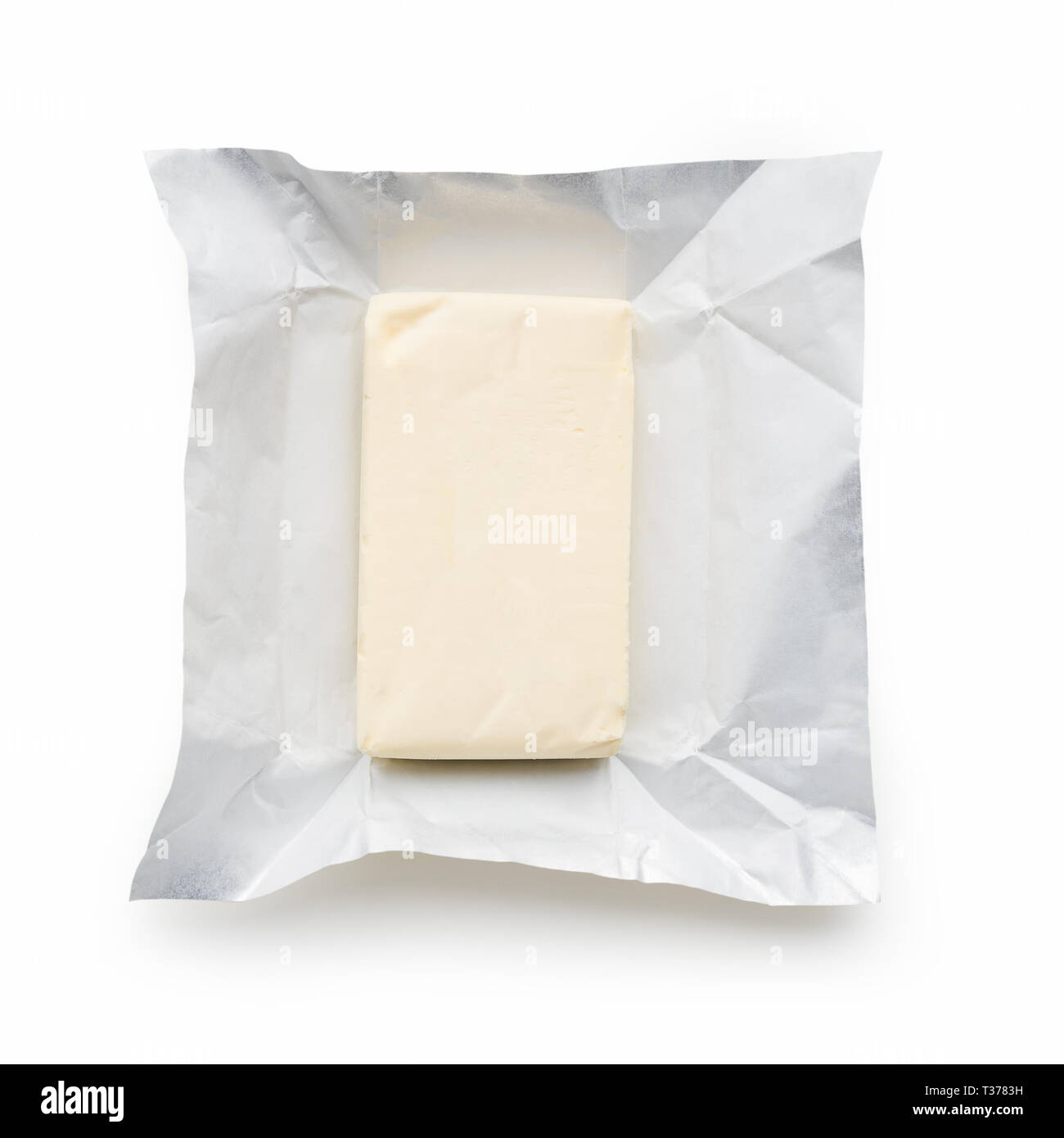 Butter in foil hi-res stock photography and images - Alamy