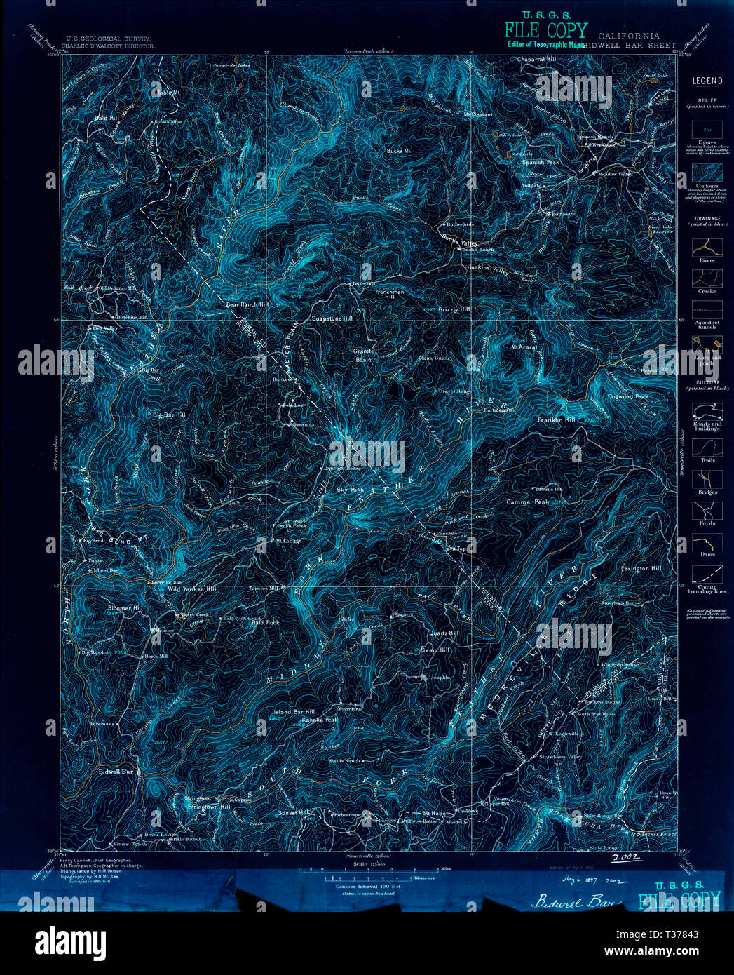 Bidwell map hi-res stock photography and images - Alamy