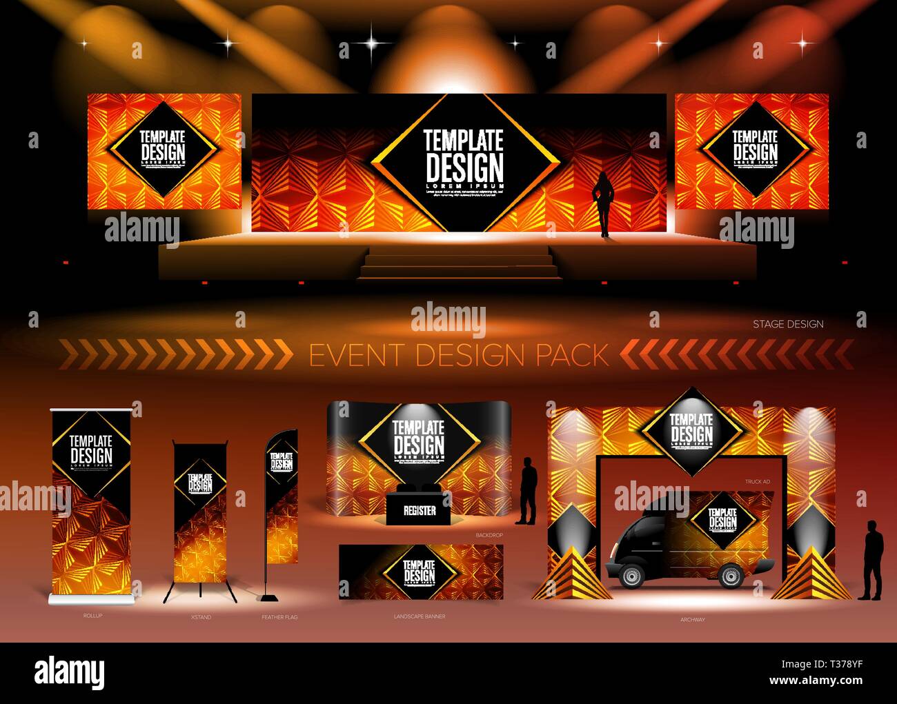Event Design Pack Stock Vector Image & Art - Alamy