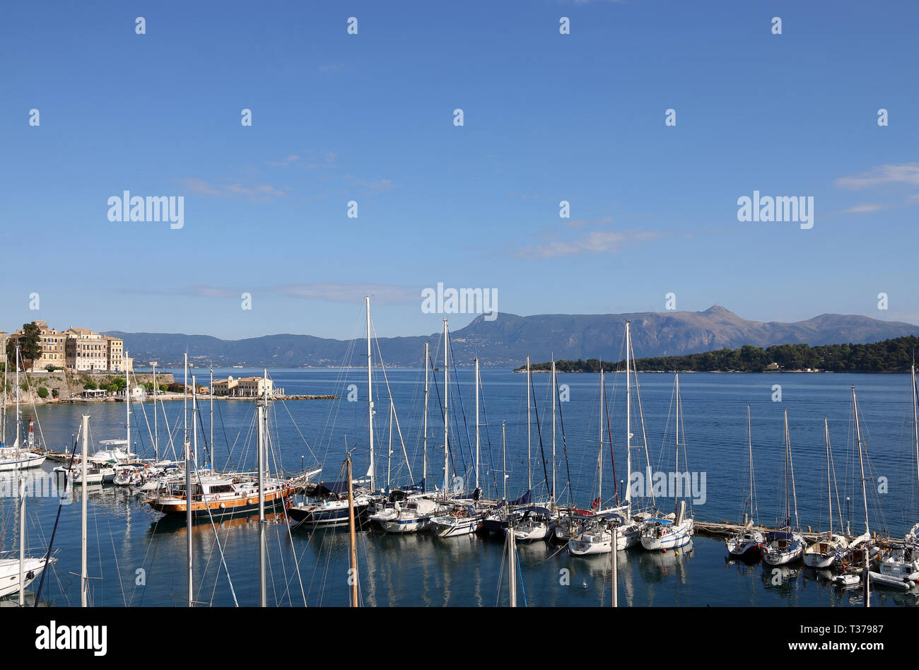 Corfu port hi-res stock photography and images - Alamy