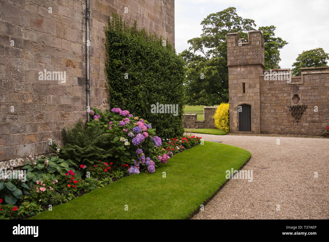 The gardens and grounds of Raby Castle,Staindrop,England,UK Stock Photo ...