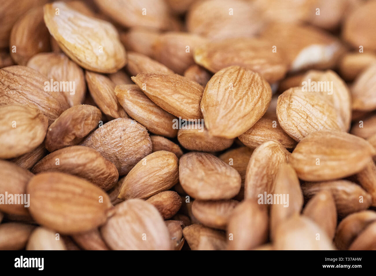 natural almond close-up , beautiful background , healthy food Stock ...