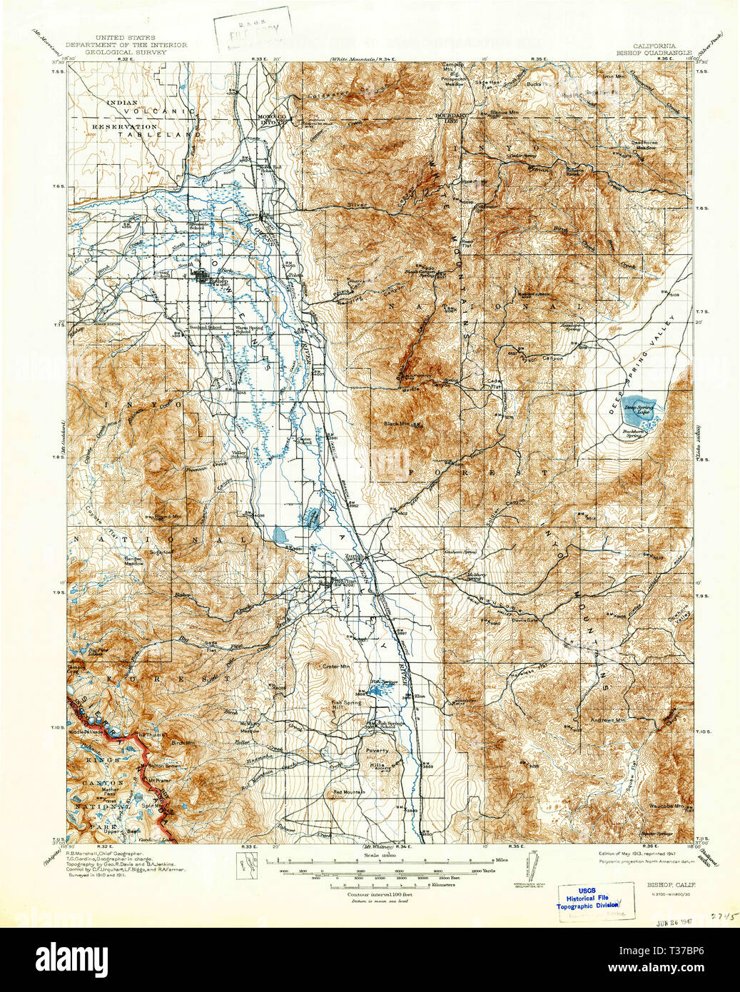 1913 california map hi-res stock photography and images - Alamy