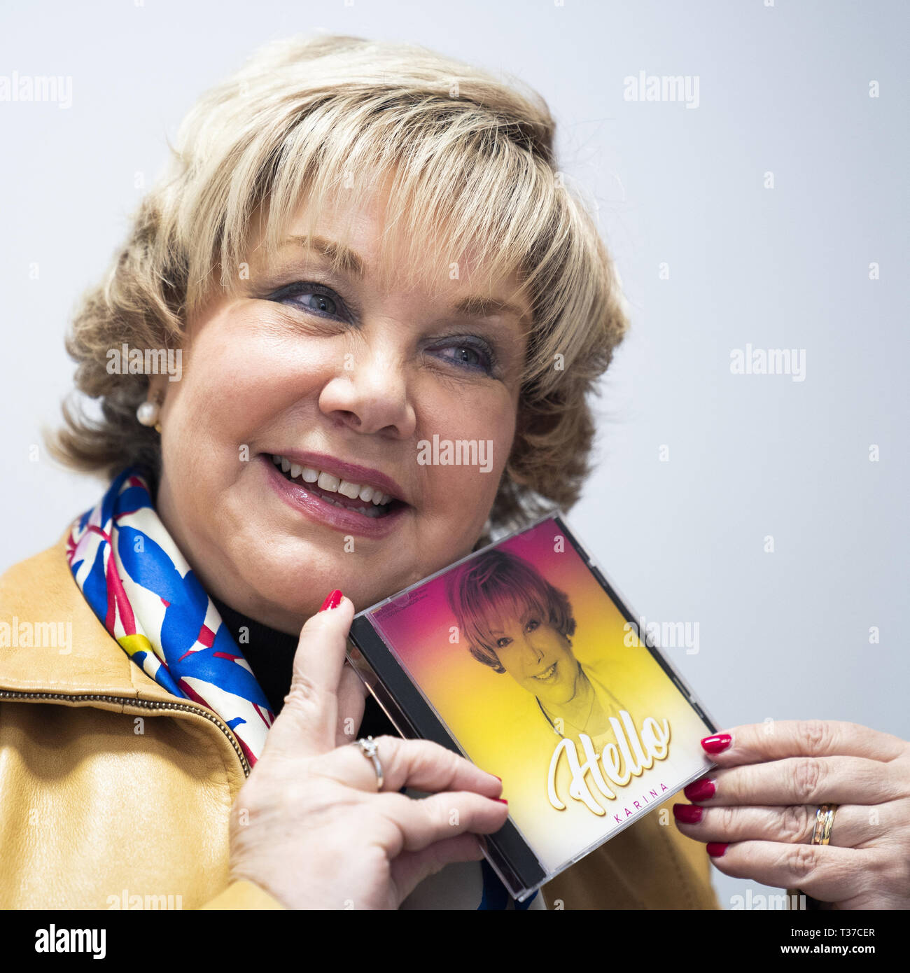 Karina poses for a portrait session to present her new album in Madrid ...