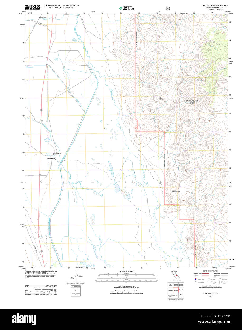 Topographical map california hi-res stock photography and images - Alamy