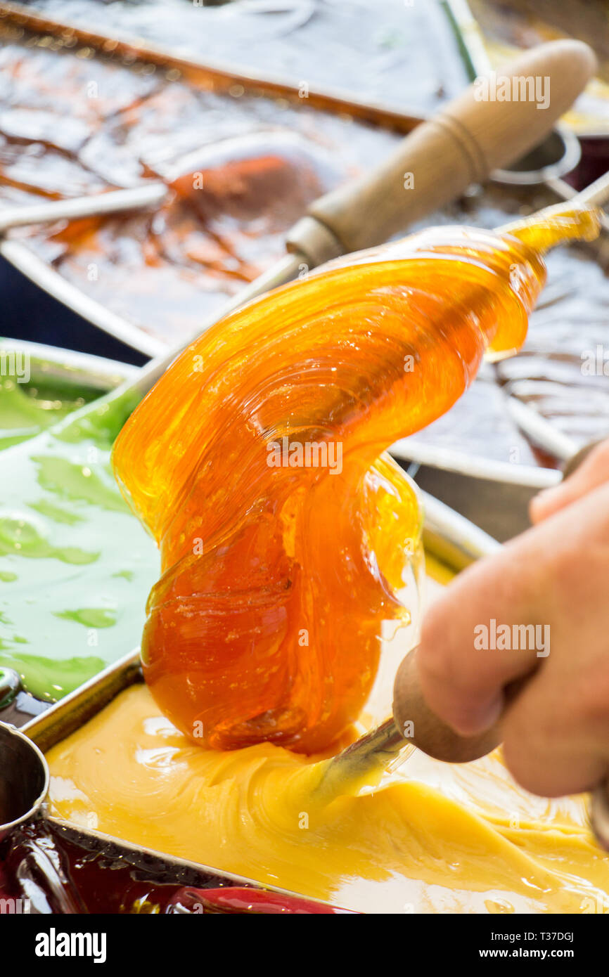 Old traditional Turkish Ottoman handmade stick candy , Macun Stock ...