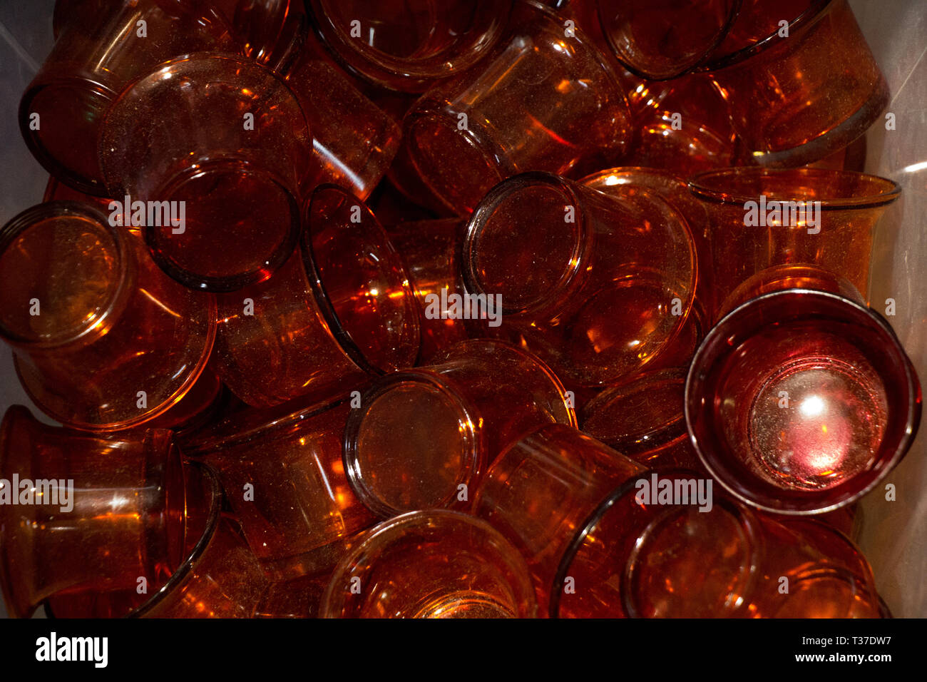 Closeup small water cups hi-res stock photography and images - Alamy