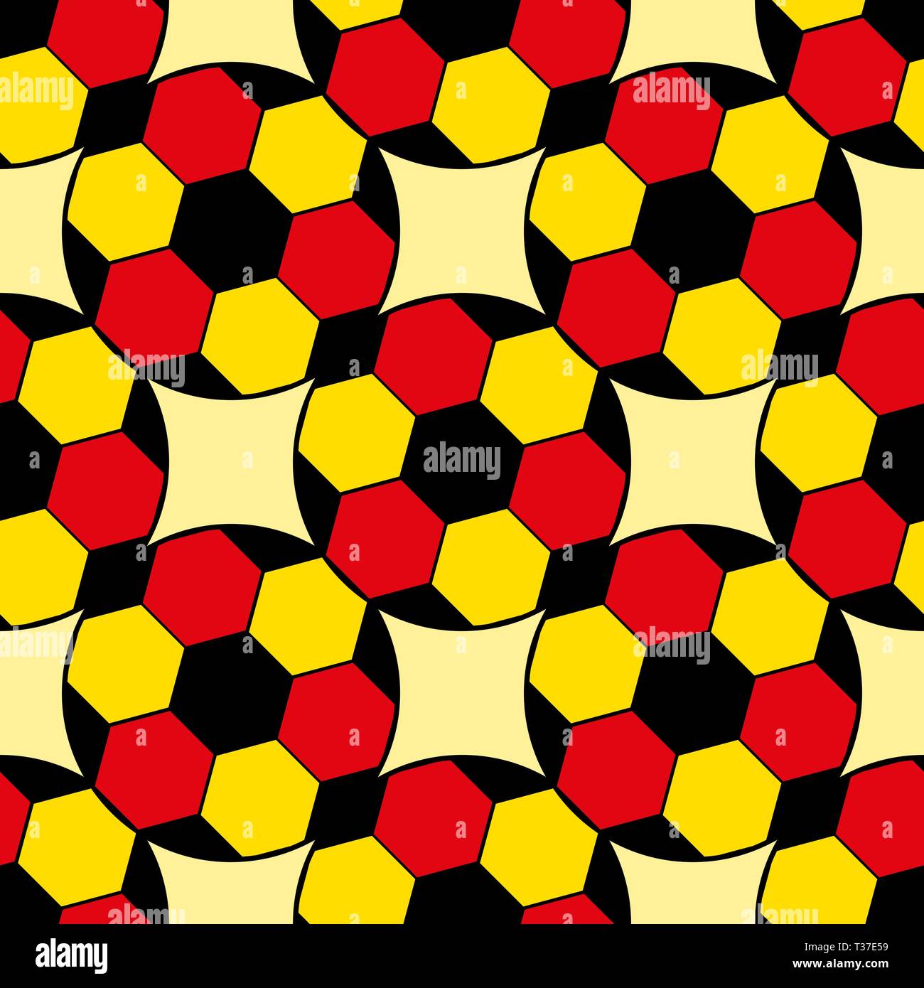 Seamless repeating of football soccer pattern illustration Stock Vector ...