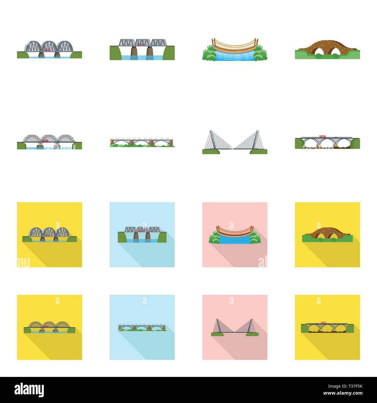 Vector illustration of connection and design symbol. Collection of ...