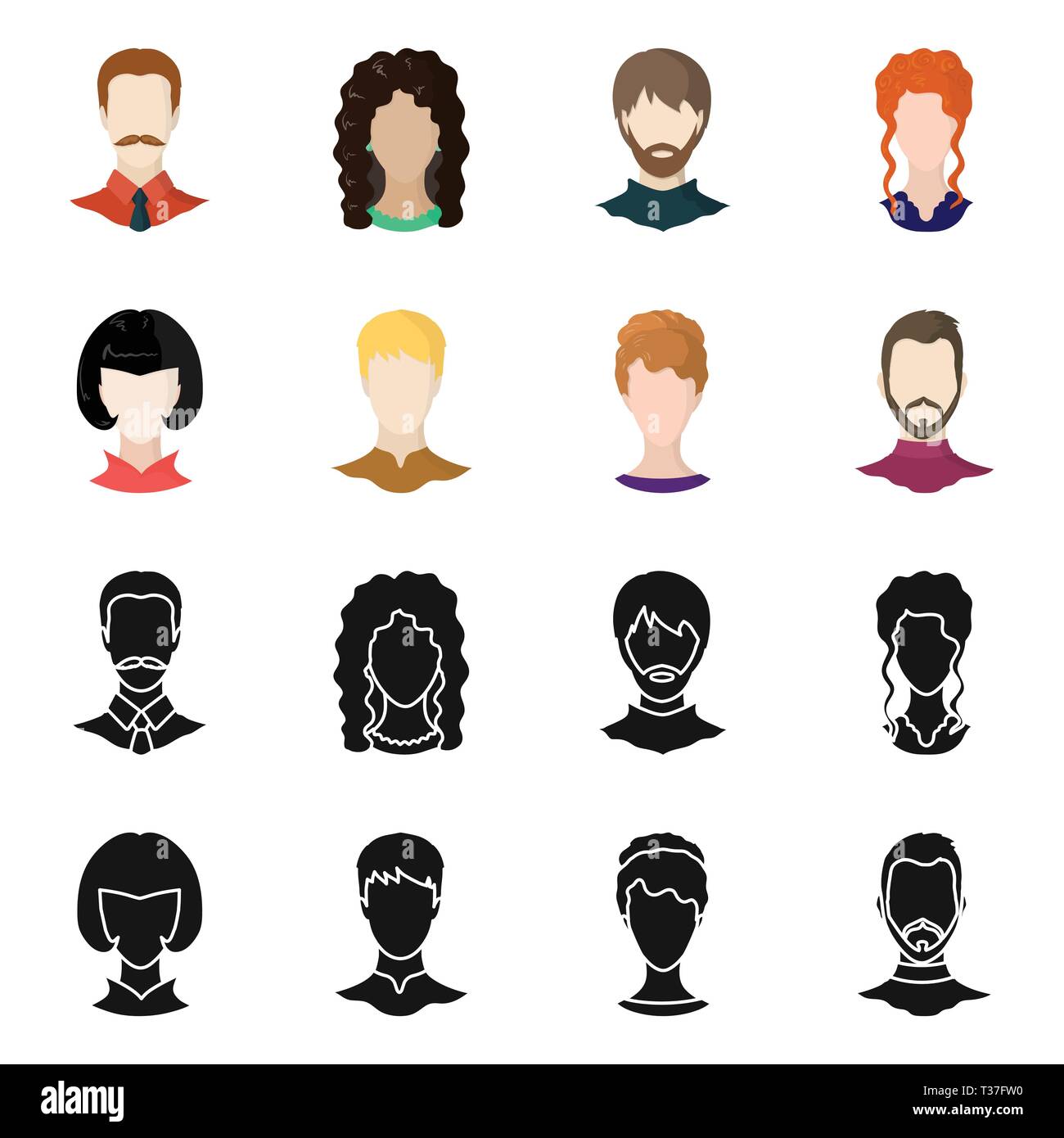 Vector illustration of professional and photo logo. Set of professional ...