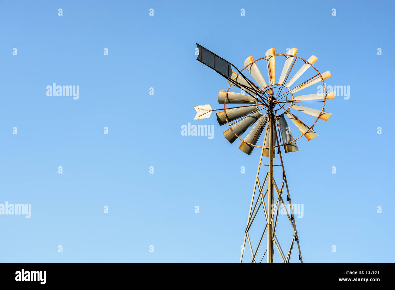 Old fashioned windmill wind turbine hi-res stock photography and images ...