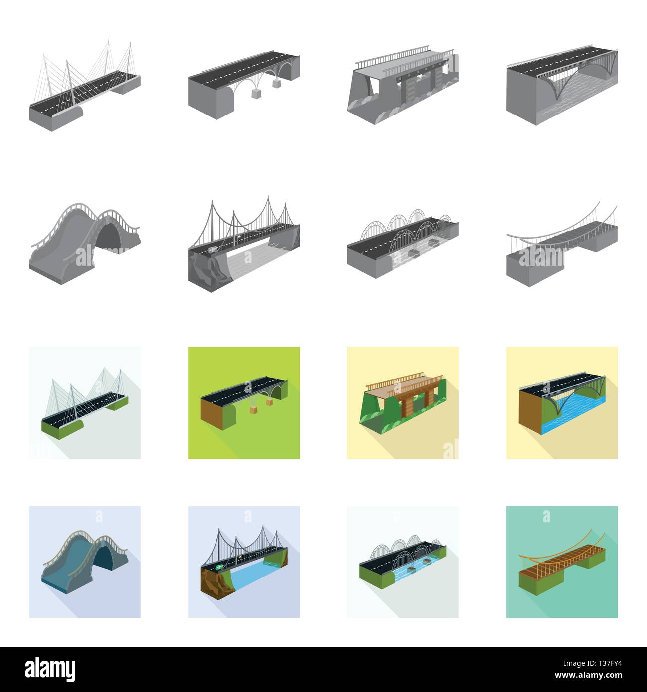 Vector design of connection and design sign. Collection of connection ...